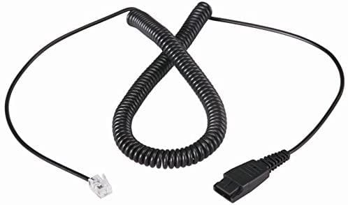 Jabra Modular to QD coiled cord | HeadsetsIndia